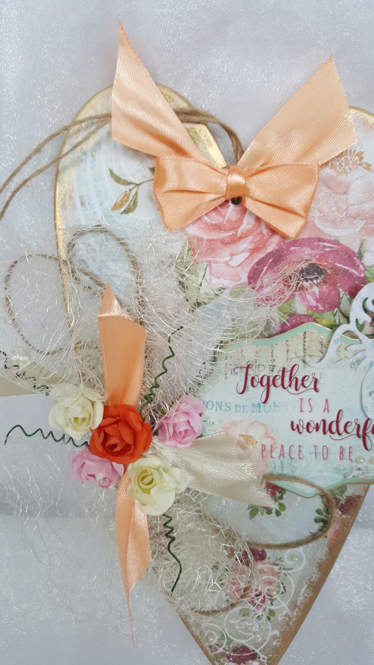 MDF Heart using Subscription Box#1 from Crafters Companion | Dawn's ...